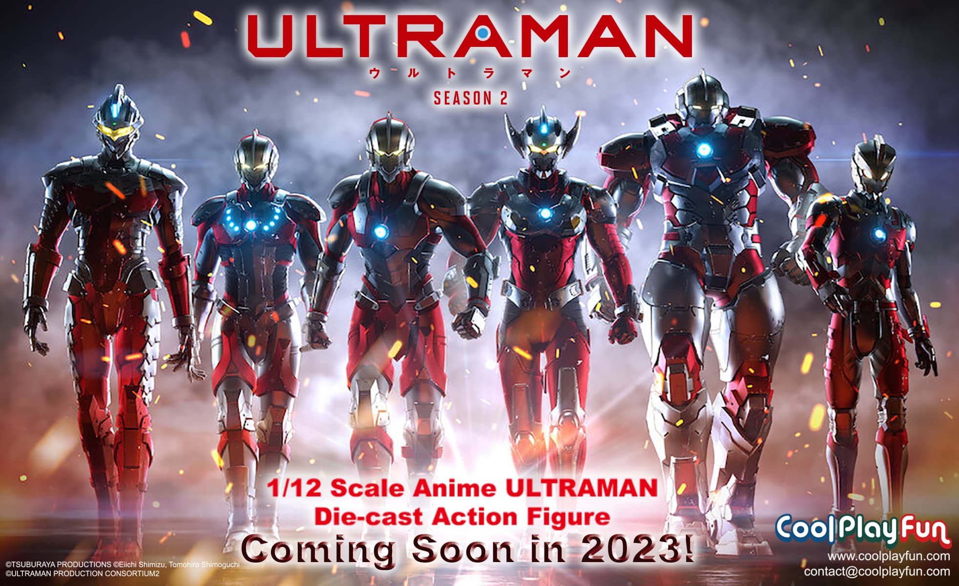 1/12 Scale Anime ULTRAMAN Die-cast Action Figure – COOLPLAYFUN